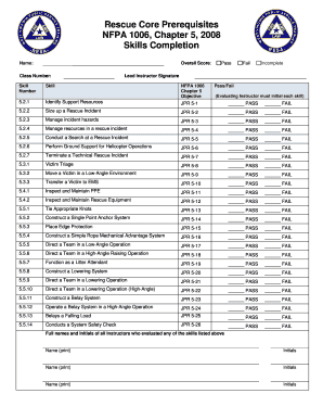 Nfpa 1006 Pdf Download - Fill Online, Printable, Fillable, Blank ...