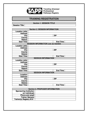 Fillable Online Arkansas Early Childhood Professional Development ...
