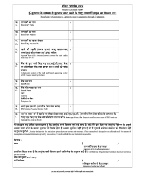 Fillable Online pcdarnd gov Model Mandate Form Fax Email Print - pdfFiller