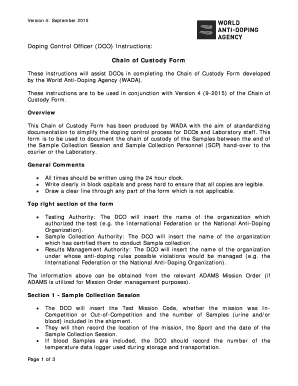 Fillable Online EN COC form instructions - Version 4 9-2015doc Fax ...