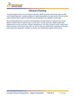 Fillable Online This guide explains basic clinical charting ...