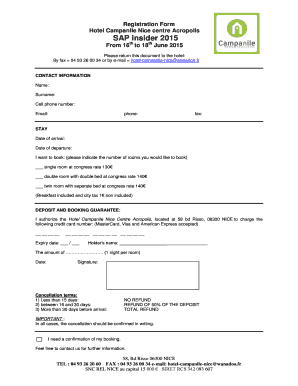 Fillable Online wpc 0b0c edgecastcdn Registration Form Hotel Campanile ...