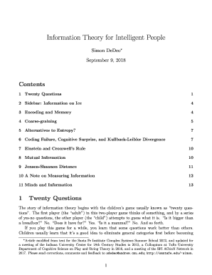 Information Theory Cheat Sheet - Fill Online, Printable, Fillable ...