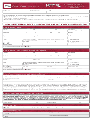 Fillable Online A Visa Credit Card You will Be Proud to Carry Fax Email ...