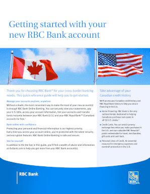 Fillable Online new RBC Bank account Fax Email Print - pdfFiller