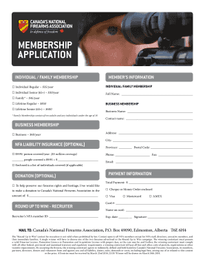 Fillable Online INDIVIDUAL FAMILY MEMBERSHIP Fax Email Print - pdfFiller