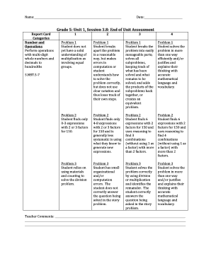 Fillable Online Name: Date: Grade 5: Unit 1, Session 3 Fax Email Print ...
