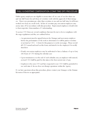 Fillable Online P403-10 CTO Procedure and Formindd Fax Email Print ...