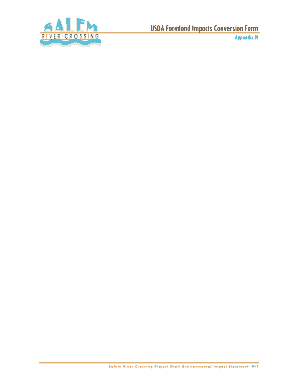 Fillable Online salemrivercrossing USDA Farmland Impacts Conversion ...
