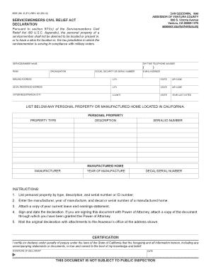 Fillable Online assessor countyofventura 02 (0810) DAN GOODWIN, MAI ...