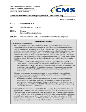 Fillable Online Survey and certification letter - Centers for Medicare ...