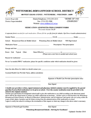 Fillable Online MED CONSENT FORM.doc Fax Email Print - pdfFiller