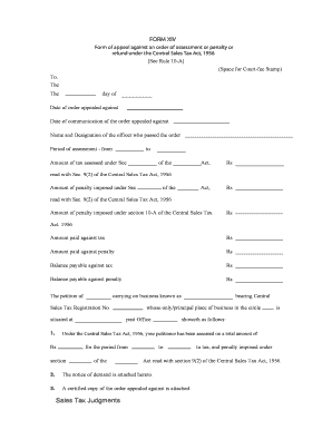 Fillable Online FORM XIV - aklakhotiacom Fax Email Print - pdfFiller