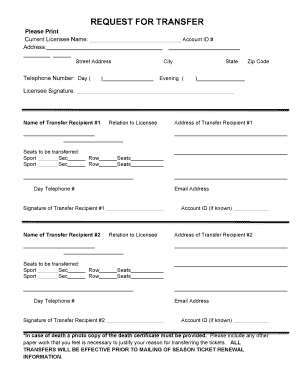 Fillable Online d81ldo19jx3e0 cloudfront REQUEST FOR TRANSFER ...