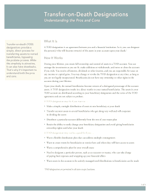 Fillable Online Transfer-on-Death Designations Fax Email Print - pdfFiller