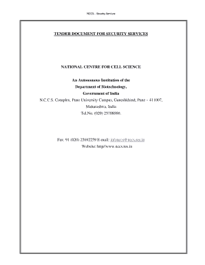 Fillable Online nccs res NCCS Security Services - nccs res Fax Email Print - pdfFiller