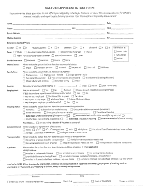 Fillable Online GALAVAN APPLICANT INTAKE FORM - The HRDC Fax Email ...