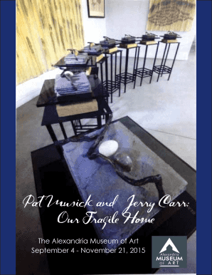 Fillable Online themuseum Pat Musick and Jerry Carr Our Fragile Home ...