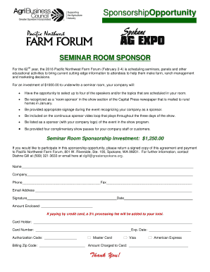 Fillable Online greaterspokane SEMINAR ROOM SPONSOR - greaterspokaneorg ...