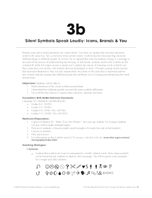 Fillable Online Silent Symbols Speak Loudly: Icons, Brands & You Fax ...