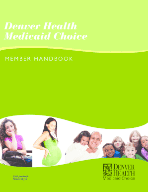 Fillable Online denverhealthmedicaid Medicaid Choice Member Handbook ...
