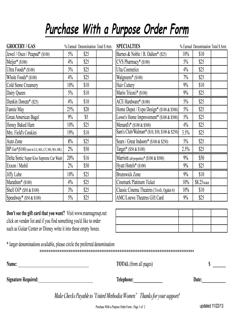 Fillable Online dgfumc Pwp order form - DGFUMC - dgfumc Fax Email Print ...