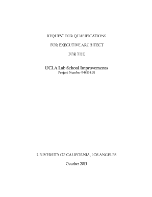 Fillable Online capitalprograms ucla UCLA Lab School Improvements - UCLA Capital Programs Fax ...