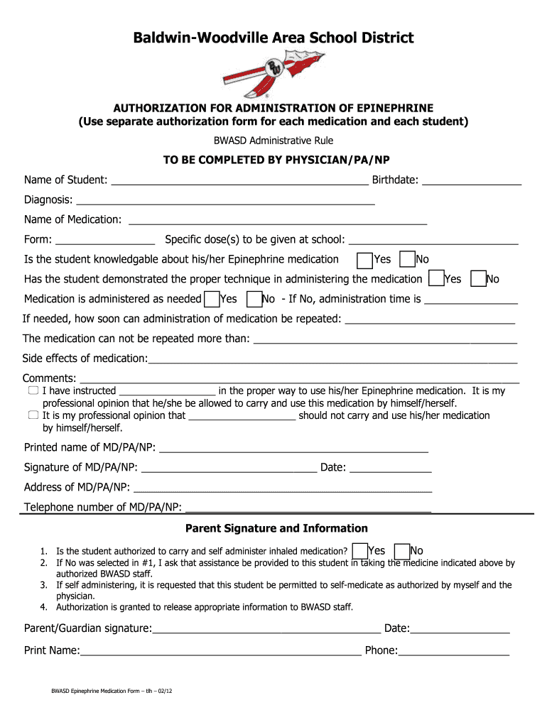 Fillable Online (Use separate authorization form for each medication ...