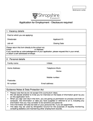 Fillable Online Monitoring form number Fax Email Print - pdfFiller