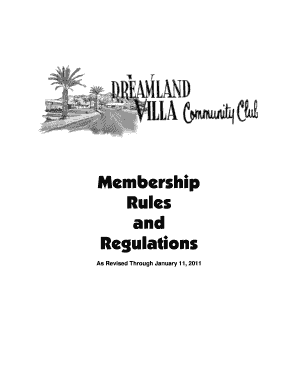 Fillable Online Common Area Rules and Regulations: Fax Email Print ...