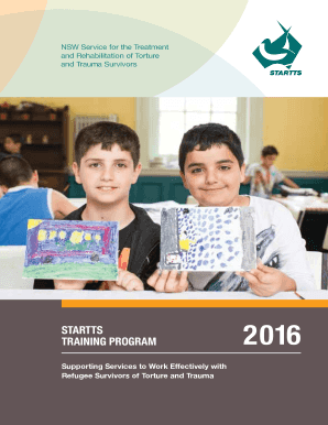 Fillable Online startts org STARTTS TRAining PRogRAm Fax Email Print ...