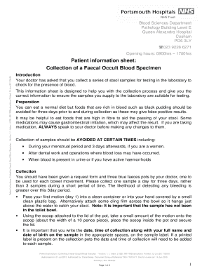Fillable Online Blood Sciences Department Fax Email Print - pdfFiller