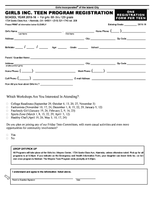 Fillable Online girlsincislandcity Girls Incorporated of the Island ...