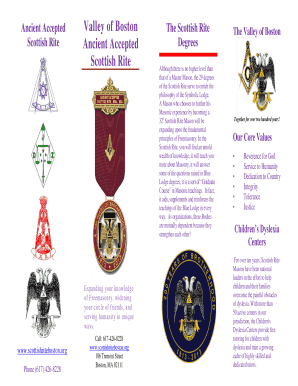 Fillable Online scottishriteboston Ancient Accepted Valley of Boston ...