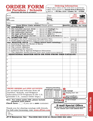 Fillable Online Please place orders on this order form or photocopy Fax ...