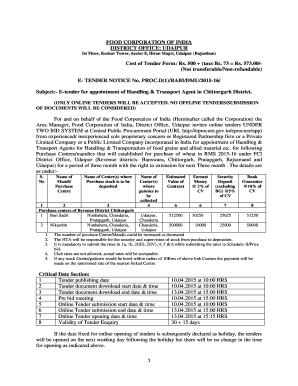 Fillable Online fci gov foodcorporationofindiadisttofficekkr form Fax ...