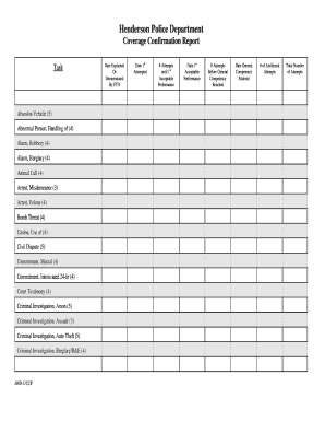 Fillable Online Coverage Confirmation Report Fax Email Print - pdfFiller