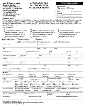 Fillable Online FOR OFFICE USE ONLY INSTALLATION OR -FOR OFFICE USE ...