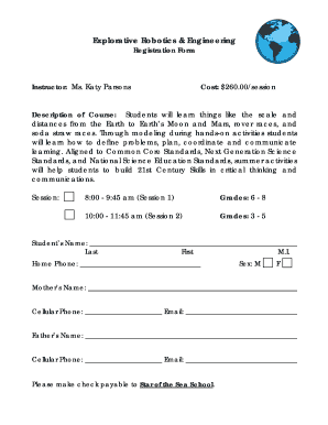 Fillable Online starofthesea Explorative Robotics Engineering ...