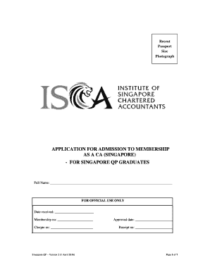 Fillable Online isca org CA Application form - SQPFinalversion2 - isca ...