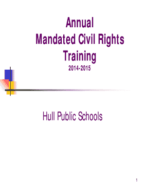 Fillable Online PowerPoint Presentation - Civil Rights Training Fax ...