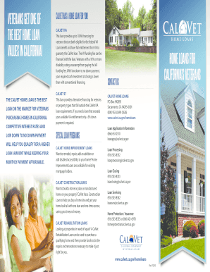 Fillable Online CALVET/VA Fax Email Print - pdfFiller