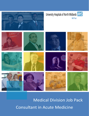 Fillable Online Medical Division Job Pack Fax Email Print - pdfFiller