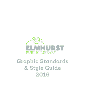 Fillable Online Graphic Standards Style Guide 2016 Fax Email Print ...