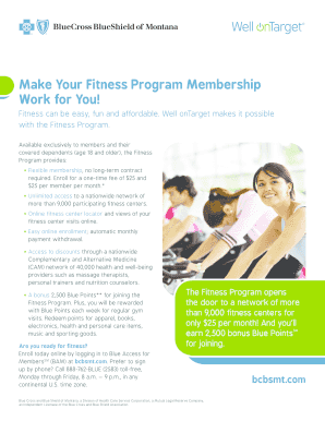 Fillable Online Fitness can be easy, fun and affordable Fax Email Print ...