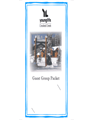 Fillable Online Guest Group Info Packet Fax Email Print - pdfFiller