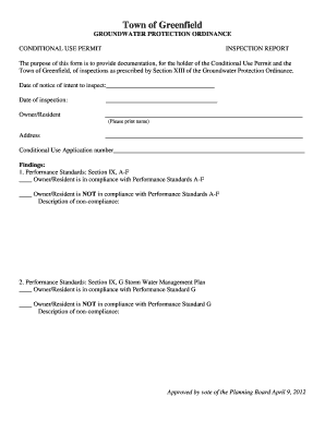 Fillable Online GROUNDWATER PROTECTION ORDINANCE Fax Email Print ...