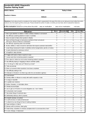Fillable Online psychology-tools.comtestvadrs-vanderbilt-adhdVanderbilt ...