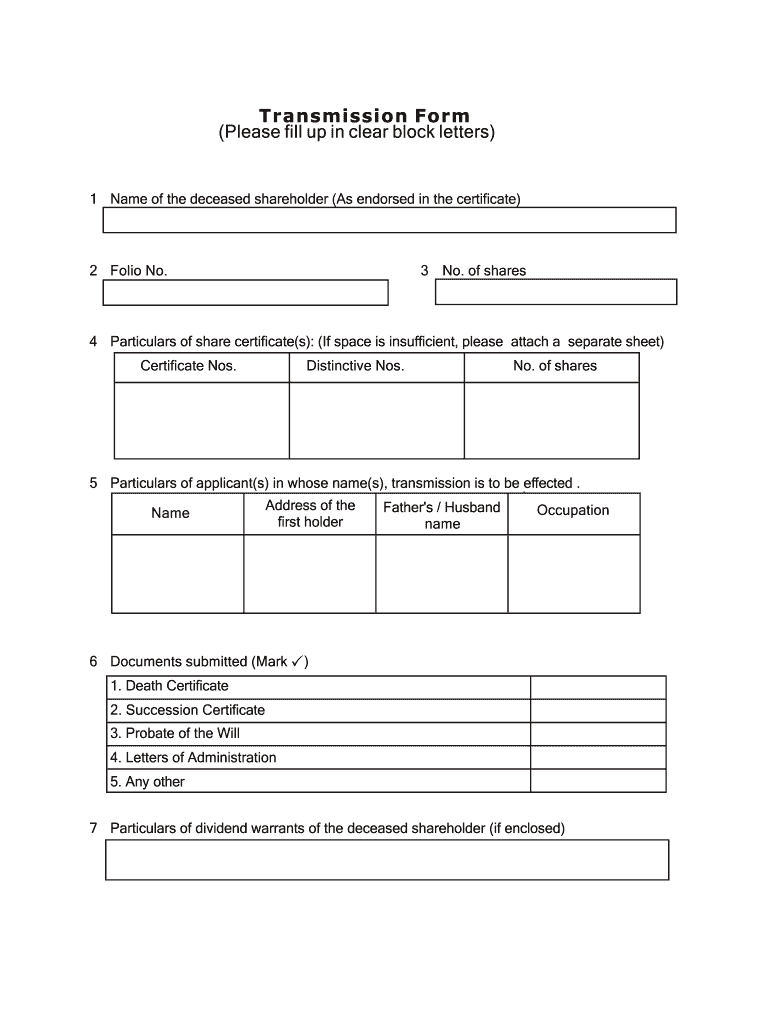 Fillable Online wellnessnoni Transmission Form Please fill up in clear ...