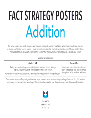 Fillable Online FACT STRATEGY POSTERS Fax Email Print - pdfFiller